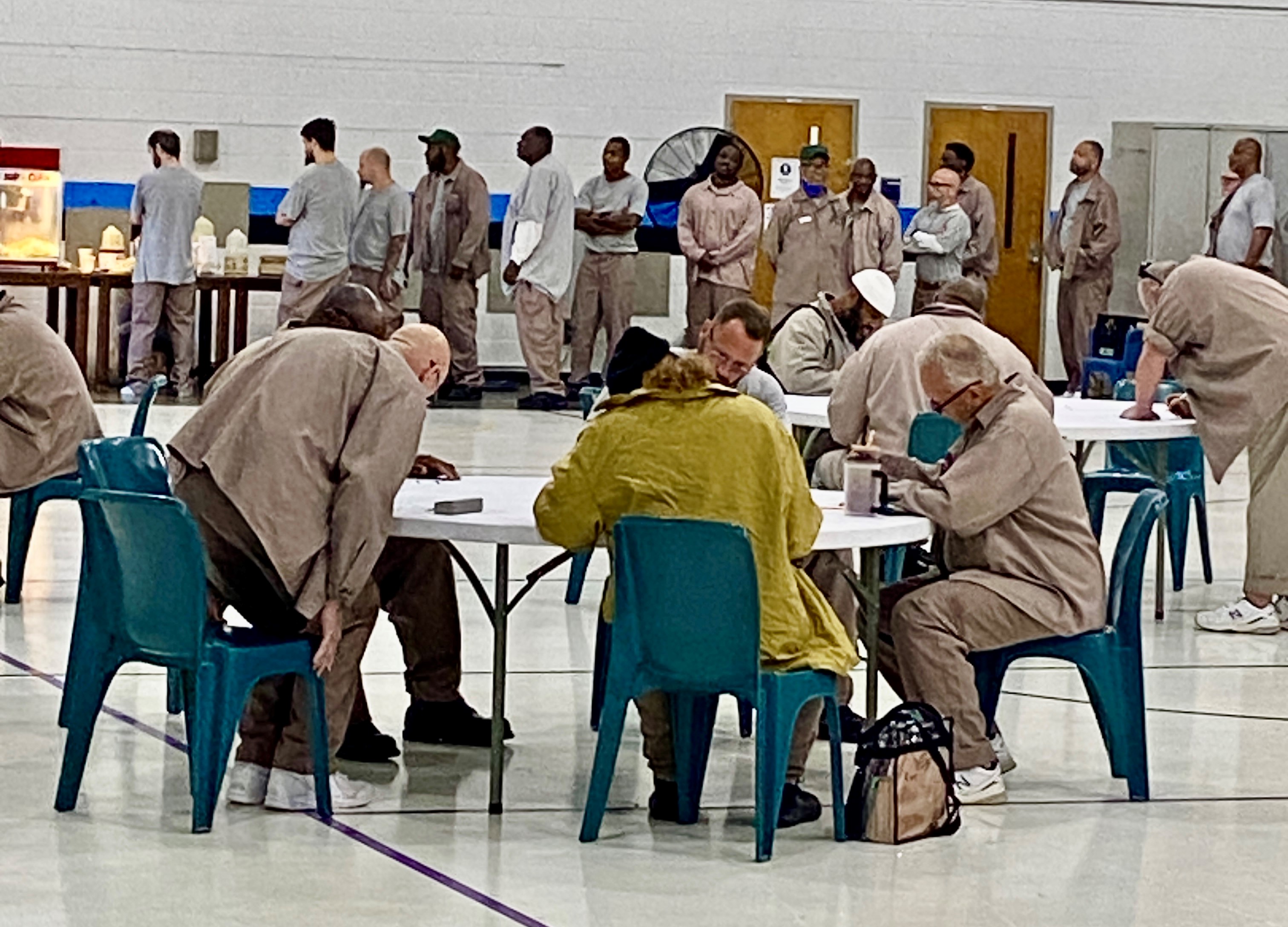 Nash Correctional Institution Population Casts Ballots in Mock Election | NC DAC